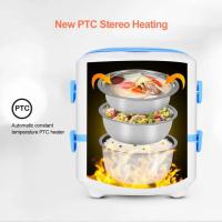 China CE Electric Cooker Box 1.5L Double Tier 350W Multifunctional Lunch Box for sale