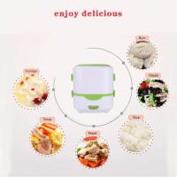 China CE Electric Cooker Box 1.5L Double Tier 350W Multifunctional Lunch Box for sale