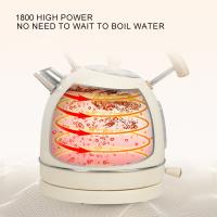 China Fast Boiling Stainless Steel Electric Kettle 1800W Steel Water Kettle for sale