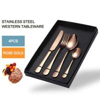 China Sustainable Stainless Steel Cutlery Set Steak Knives Polished Metal Dishwasher Safe for sale