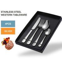 China Sustainable Stainless Steel Cutlery Set Steak Knives Polished Metal Dishwasher Safe for sale