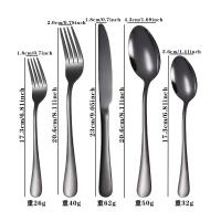 China Stainless Steel 30 Piece Cutlery Set Sophisticated Opulent Metal ODM for sale