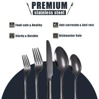 China Stainless Steel 30 Piece Cutlery Set Sophisticated Opulent Metal ODM for sale