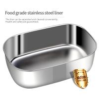 China Warm Keeping Portable Heating Lunch Box 60W Stainless Steel Liner for sale