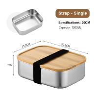 China 1500ml Stainless Steel Insulated Bento Box Container For Food Preservation for sale