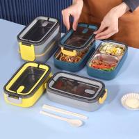 China Single Layer Metal Bento Lunch Box Capacity 2L Portable PP Material for sale