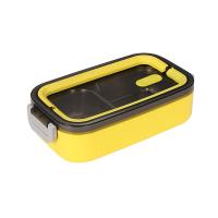 China Single Layer Metal Bento Lunch Box Capacity 2L Portable PP Material for sale