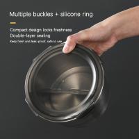 China Reusable Metal Freezer Containers Food Storage Custom With Lids Round for sale
