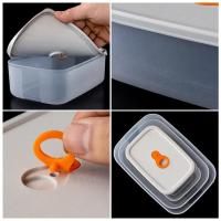 China 3L Plastic Lunch Containers Stackable Plastic Pack Lunch Box for sale