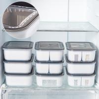 China Plastic 3 Compartment Lunch Containers OEM Food Container Freezer for sale