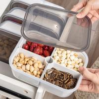 China Plastic 3 Compartment Lunch Containers OEM Food Container Freezer for sale