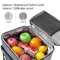 China Abrasion Resistant Custom Insulated Lunch Bags Thermal Multi Pocket Lunch Bag for sale