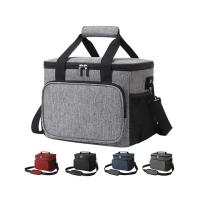 China Abrasion Resistant Custom Insulated Lunch Bags Thermal Multi Pocket Lunch Bag for sale
