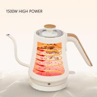 China 304 Stainless Steel Large Capacity Kettle 1L Gooseneck With Auto Shut-Off for sale