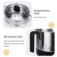 China 1.2L Electric Hot Pot Cooker Electric Cooking Pot With Separable Base for sale
