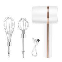 China OEM Portable Electric Mixer Handheld Stainless Steel Egg Beater for sale