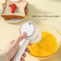 China OEM Portable Electric Mixer Handheld Stainless Steel Egg Beater for sale