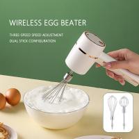 China OEM Portable Electric Mixer Handheld Stainless Steel Egg Beater for sale