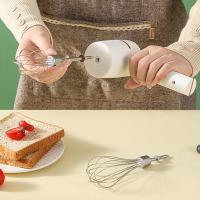 China OEM Portable Electric Mixer Handheld Stainless Steel Egg Beater for sale