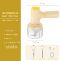 China ABS Portable Electric Mixer Kitchen Cordless Mixer With Customizable Consistency for sale