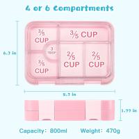 China ABS Plastic Bento Lunch Box Bentgo Insulated Food Container With 2 Child Latches for sale
