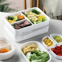 China 350ml Plastic Lunch Containers OEM Lunch Pack Containers For Meal Prep for sale