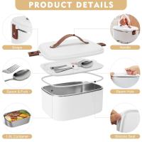 China 300W Electric Lunch Cooker Portable Double Tier For Cooking Steaming for sale