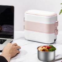 China 250W Portable Cooker Lunch Box Electric Capacity 2L For Office School Home for sale