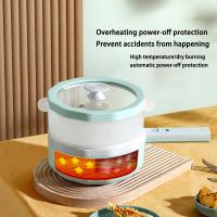 China Long Handle Multifunctional Electric Hot Pot Kitchen Utensil Integrated Electric Hot Pot for sale