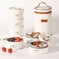 China Leak-proof Metal Bento Lunch Box With Independent Sealing And Ventilation for sale