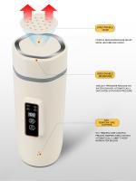 China 110V/220V Travel Electric Hot Water Cup With Temperature Control 4 Variable Presets for sale
