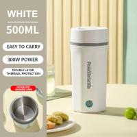 China Electric Hot Water Cup 500ML/18Oz Small Electric Kettle With Auto Shut Off 304 Stainless Steel for sale