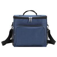 China Custom Insulated Lunch Bags 10.5L Leakproof Freezable Cooler Bag With Adjustable Shoulder Strap For Kids / Adults Black for sale