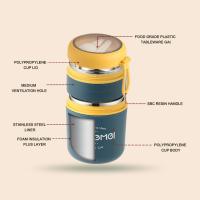 China Metal Bento Lunch Box 316 Stainless Steel 710ml Double - Layer Soup Thermos for sale