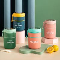 China Metal Bento Lunch Box 316 Stainless Steel 710ml Double - Layer Soup Thermos for sale