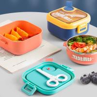 China Metal Bento Lunch Box 304 Stainless Steel Baby Bowl Portable Cutlery Set for sale