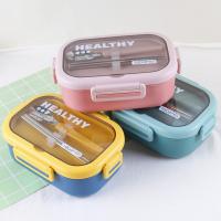 China Metal Bento Lunch Box Stainless Steel Leakproof 2-Compartment Bento Lunch Box for sale