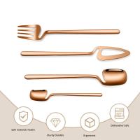 China Stainless Steel Cutlery Set 24 Piece Wall-mounted Tableware Set Western Restaurant Hotel Set Gift Box for sale