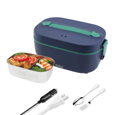 China Stainless Steel Leakproof 1.5L Electric Lunch Box For Adults Fast Heat Food for sale