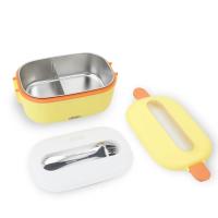 China Electric Lunch Box Food Warmer With Leakproof Design 1.2kg Light Blue 70W 220V-12V 24V Voltage for sale