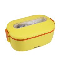 China Electric Lunch Box Food Warmer With Leakproof Design 1.2kg Light Blue 70W 220V-12V 24V Voltage for sale