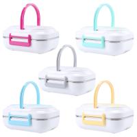 China Leakproof Electric Lunch Box With 304 Stainless Steel 1L Capacity Electric Heating Lunch Box for sale