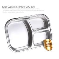 China Leakproof Electric Lunch Box With 304 Stainless Steel 1L Capacity Electric Heating Lunch Box for sale