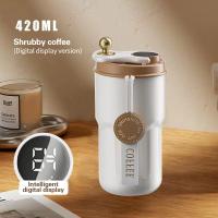 China 420ml Stainless Steel Temperature Display Water Cup with 6-12h Insulation for sale