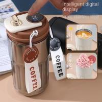 China Portable Water Cup Termos Outdoor Led Digital Intelligent Smart Temperature Display Thermal Mug for sale