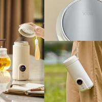 China Touch Button 400W Heating 550ml Portable Water Cup with Appointment Function for sale