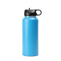 China 20oz Portable Reusable Vacuum Insulated Water Cup with Lid Blue 40oz for sale