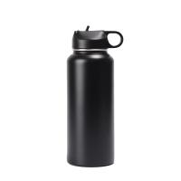 China 304 Stainless Steel Insulated Thermos Cup with Spill Proof Lid 18oz Black for sale