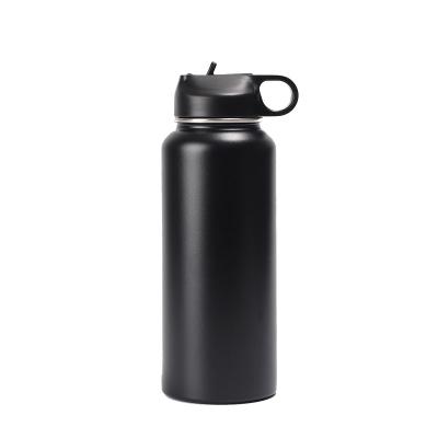China 304 Stainless Steel Insulated Thermos Cup with Spill Proof Lid 18oz Black for sale