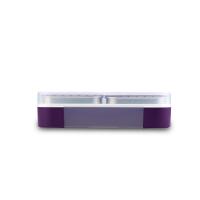 China 4-Compartment Leak Proof Metal Lunch Box with 1060ml Capacity for sale